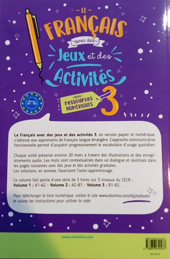 Français avec des jeux et des activités B1-B2 + version numerique > ELI
